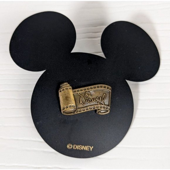 Disney | Jewelry | Disney Pin Filmstrip Bronze Scroll Signature Logo ...